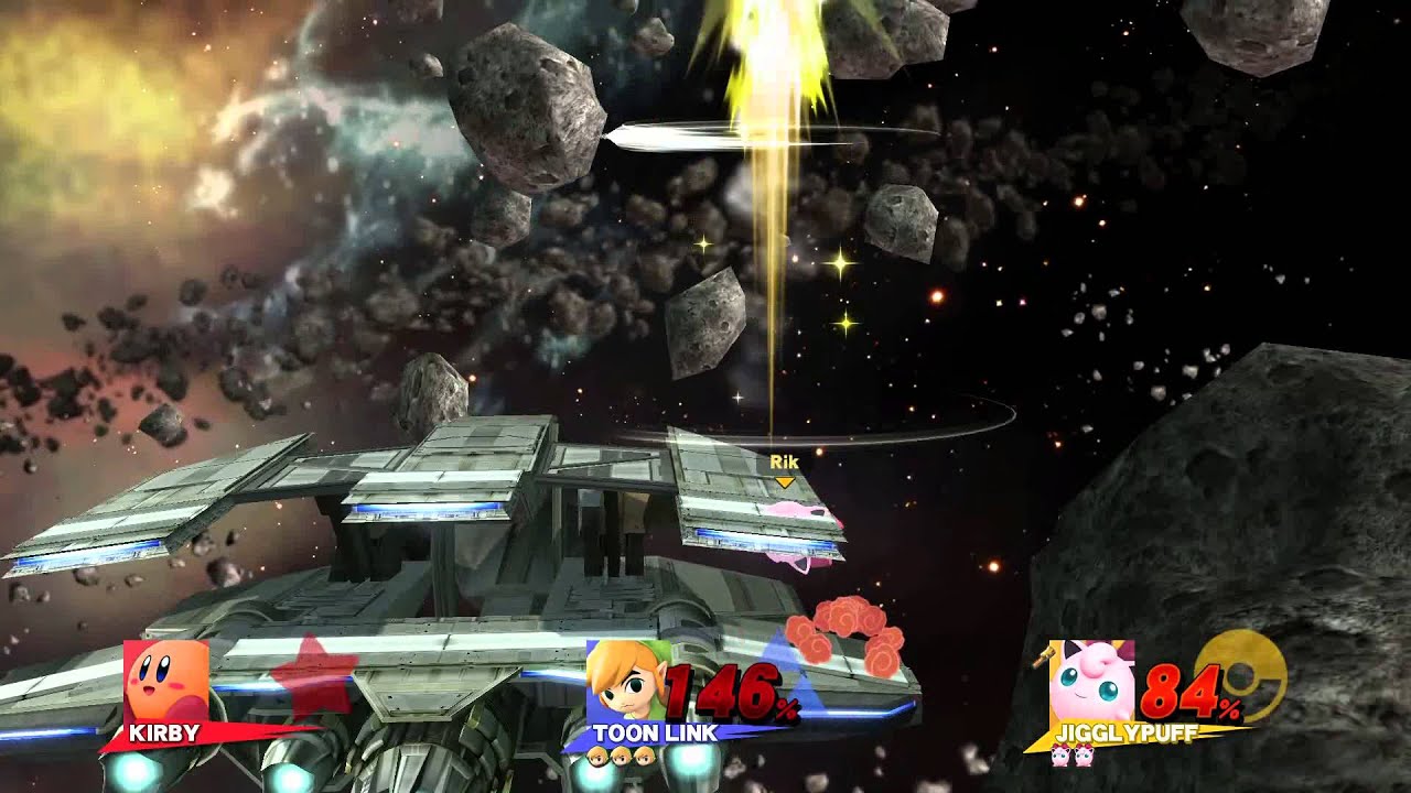 Super Smash Bros. U - Customized 3 Player Battle at Lylat Cruise - YouTube