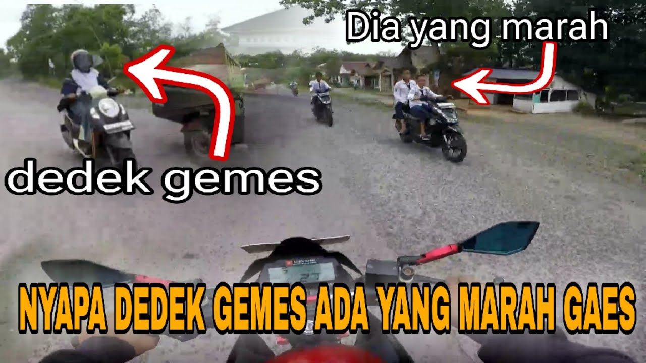 RIDING SANTUY MOTOVLOG MENYAPA DEDEK GEMES - YouTube