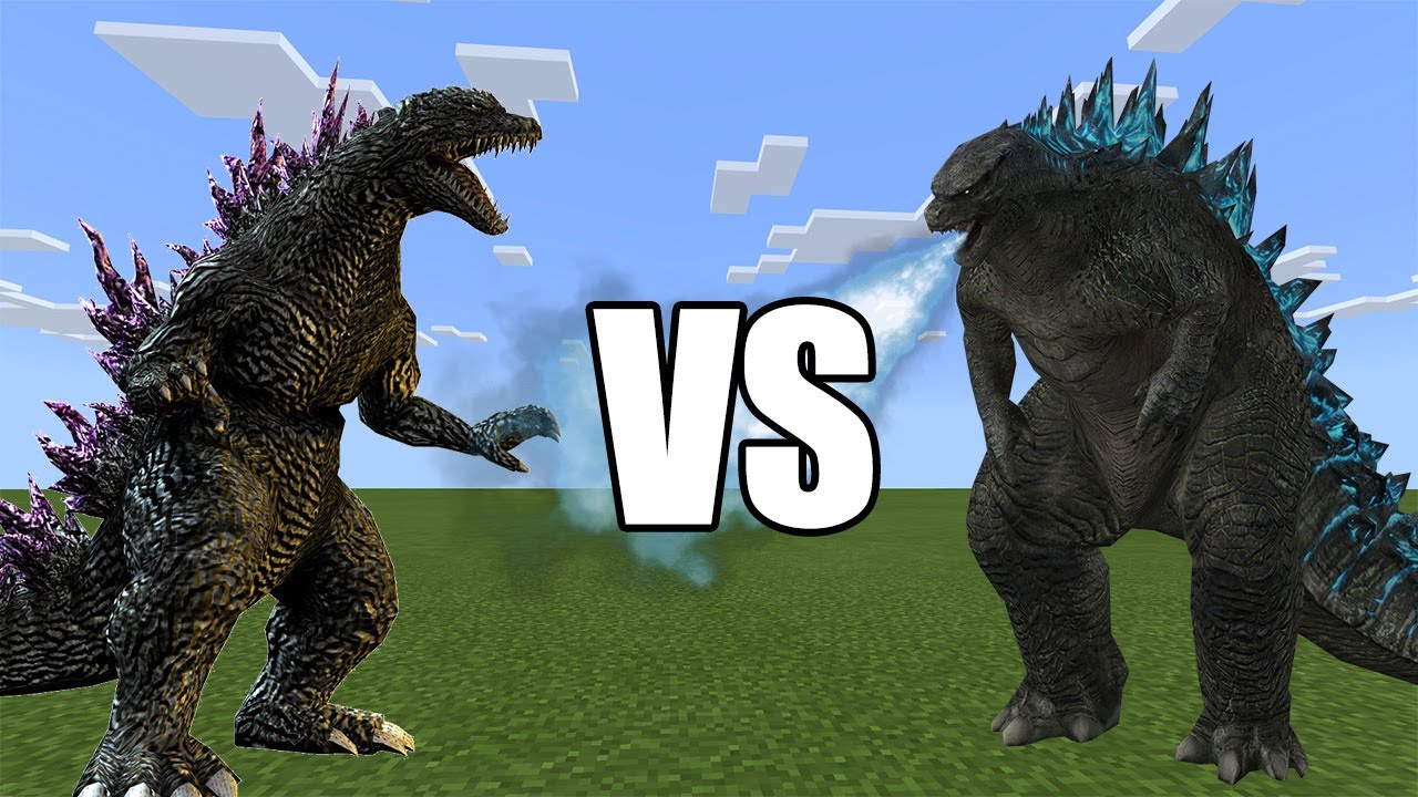 Godzilla vs Godzilla - Minecraft - YouTube