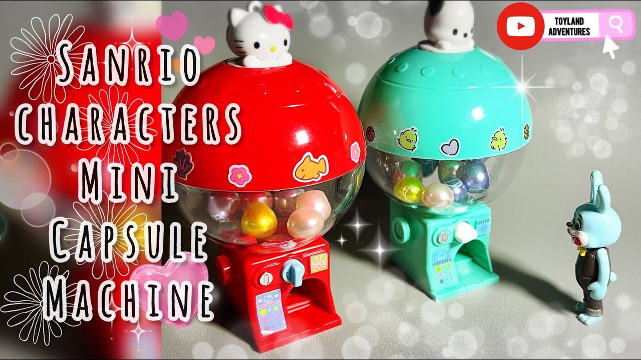 Sanrio characters Mini Capsule Machine x2 - YouTube