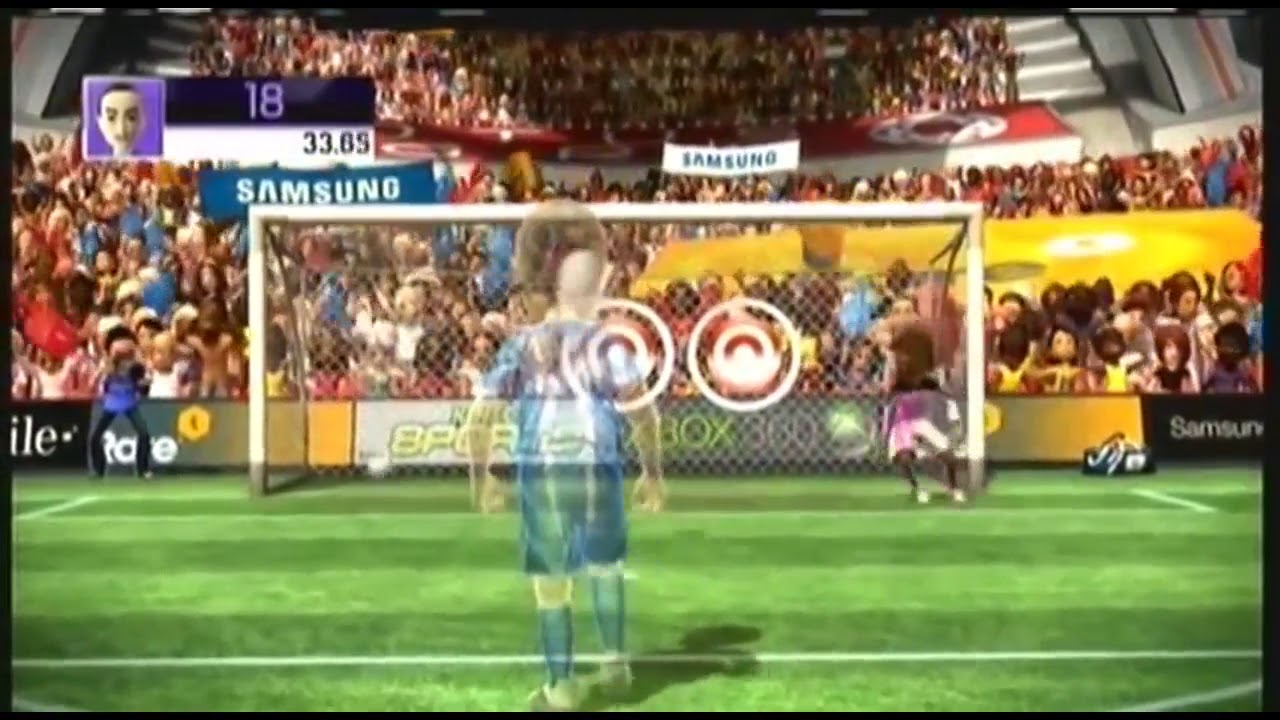 Kinect Sports Mini Game Target Kick Gameplay - YouTube