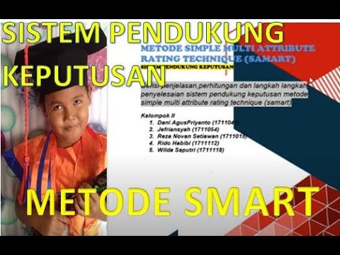 Penjelasan dan Perhitungan SPK Metode SMART - YouTube