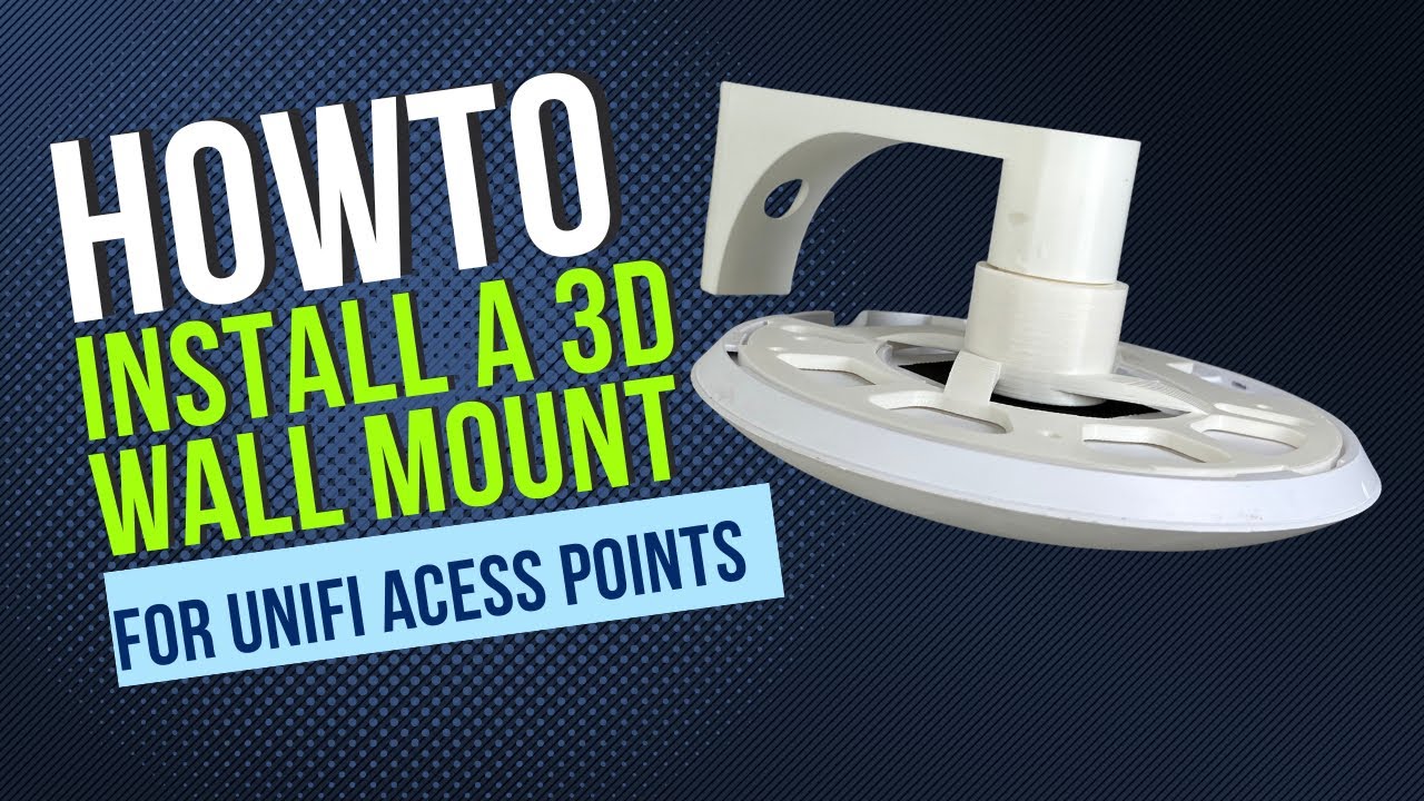 Effortless Setup: 3D Printed WiFi Access Point Mount Installation - YouTube