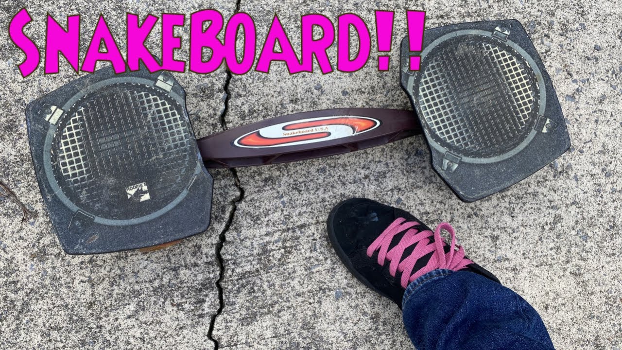 Riding my Snakeboard!! - YouTube