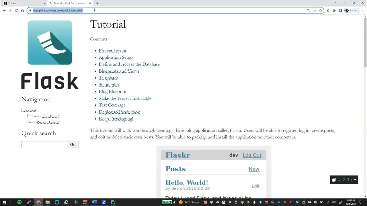 INF601 - Flask Part 1 - YouTube