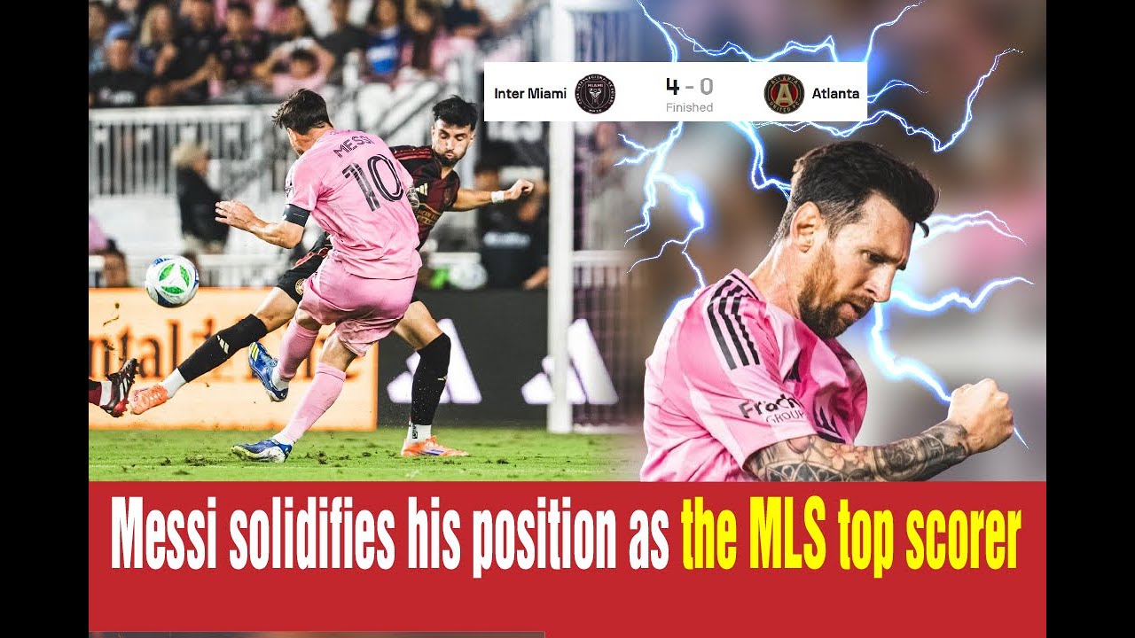 Messi solidifies his position as the MLS top scorer - YouTube