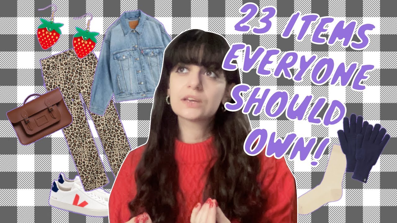 23 Items Everyone Should Own - YouTube