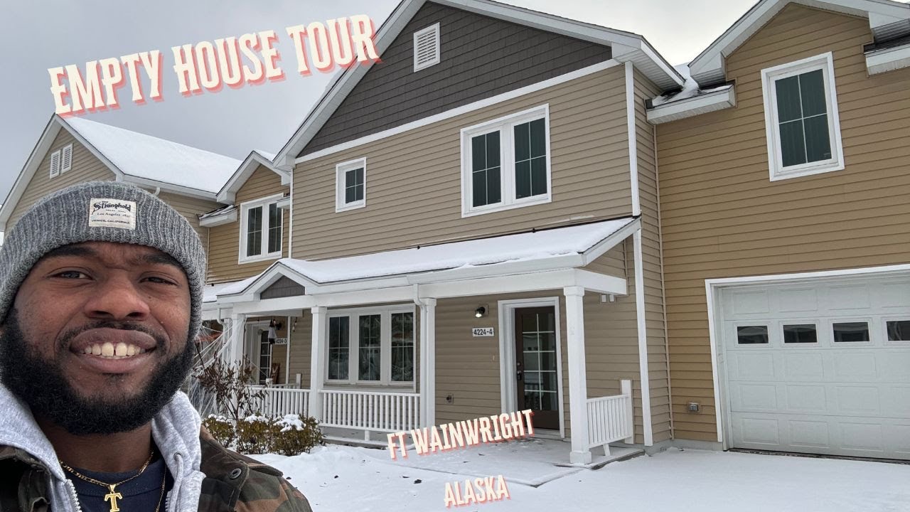 FT WAINWRIGHT ALASKA: BEAR PAW NORTHERN LIGHTS HOUSING EMPTY HOUSE TOUR ...