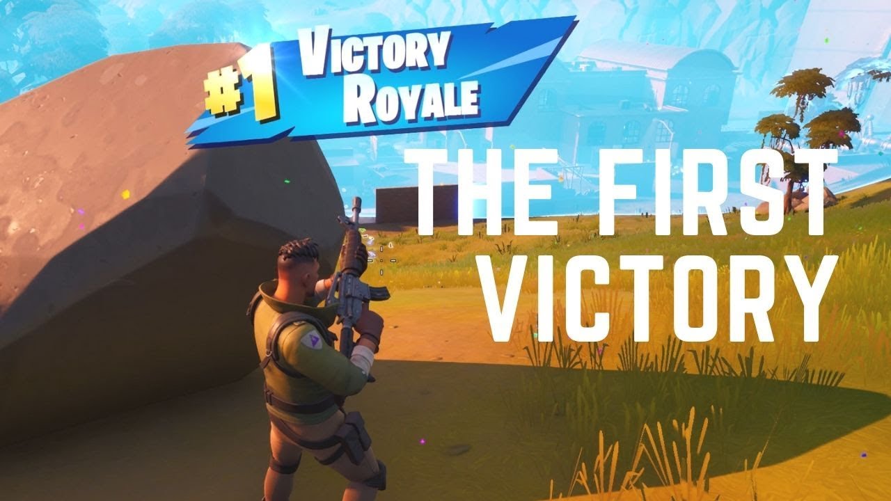 Eerste VICTORY ROYALE Gehaald!?! - Fortnite 2019 - YouTube