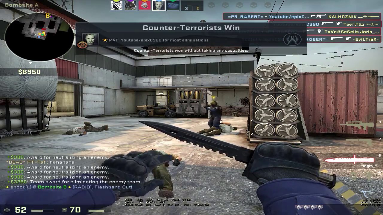 de_Cache A-Site hold ! CSGO Funny moment - YouTube