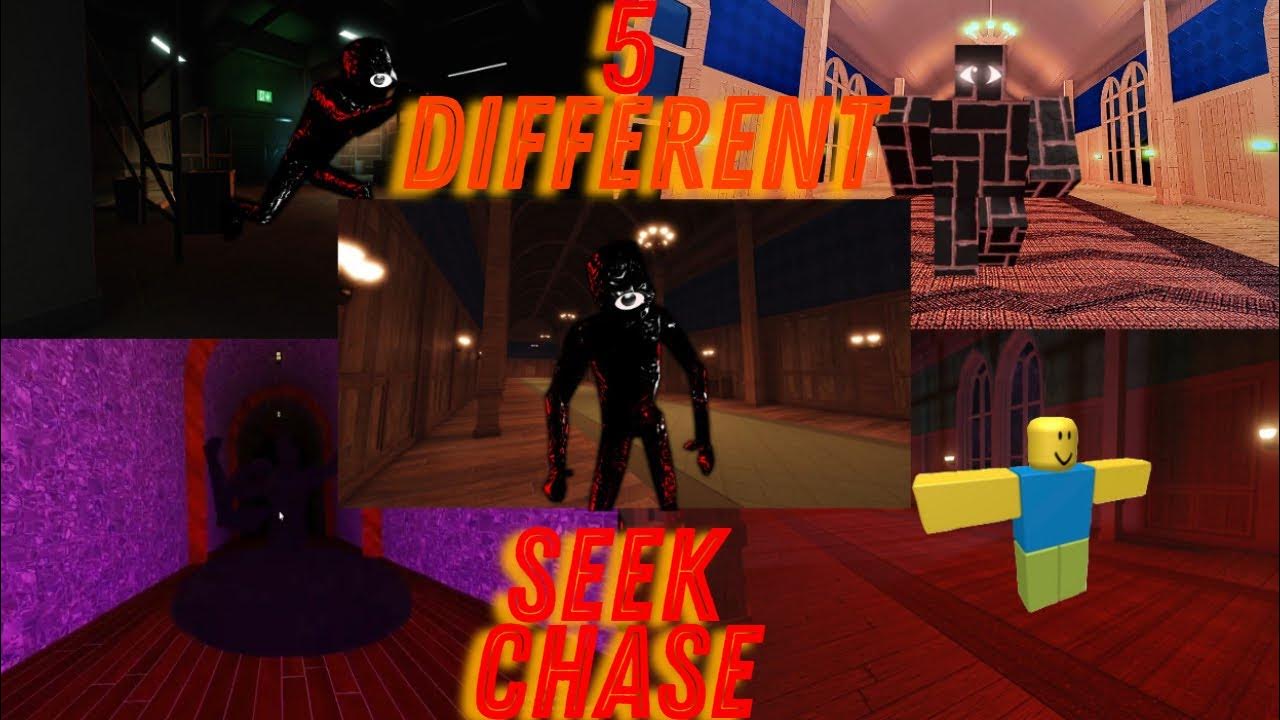 Roblox - 5 different seek chase - Doors - YouTube