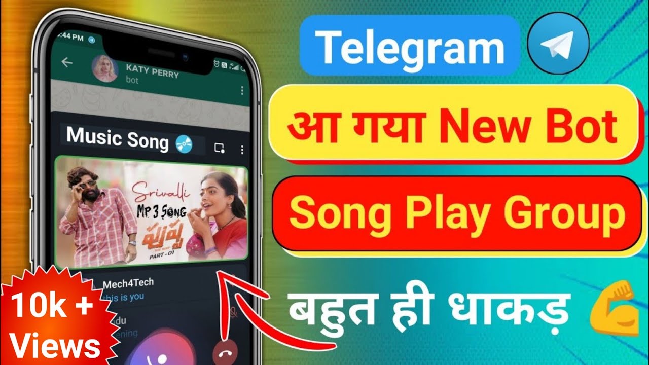Telegram Music Play Voice Chat in Group Enable New Bot | Song kaise ...