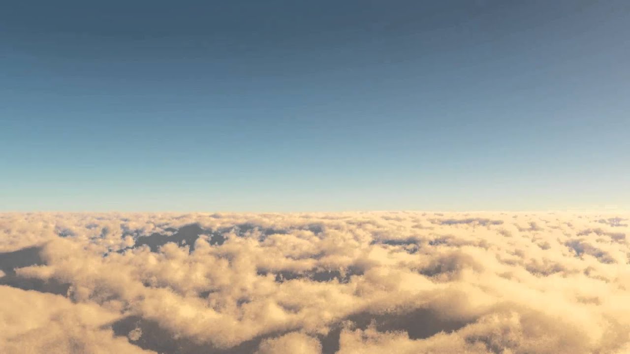 Terragen Animation: Ascent through clouds - YouTube