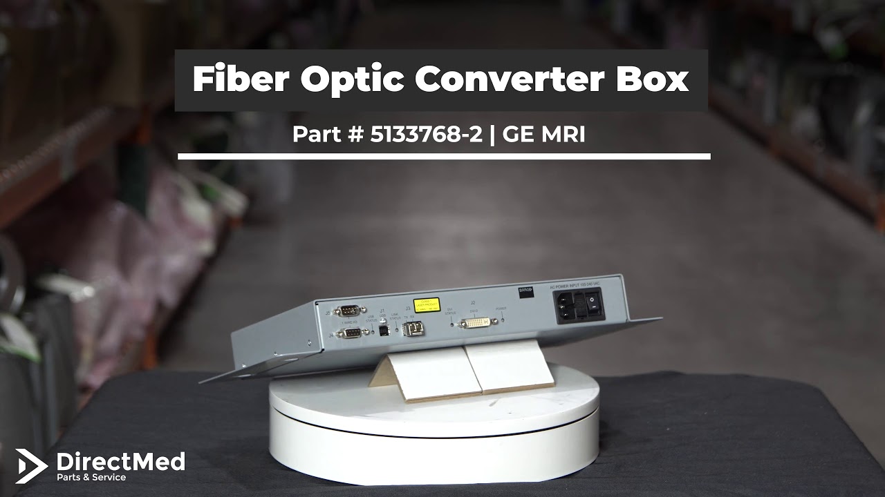 Fiber Optic Converter Box Part # 5133768-2 | GE MRI - YouTube