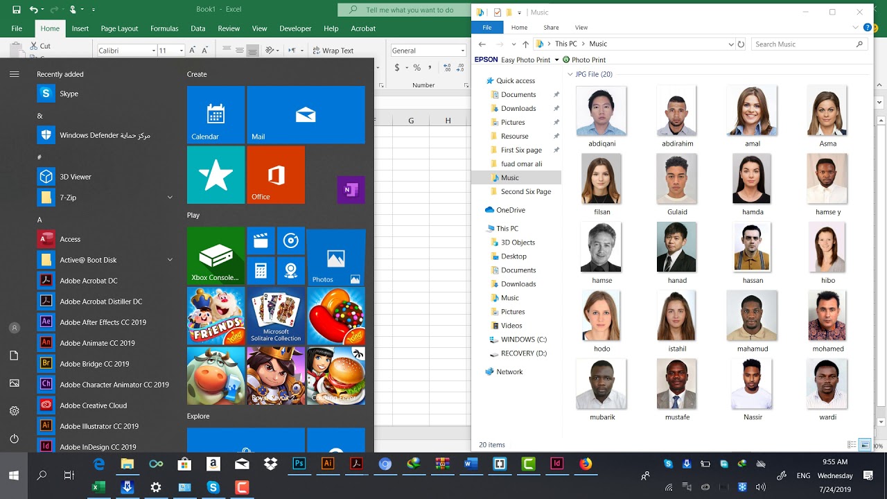 how to make multi id cards at once - YouTube