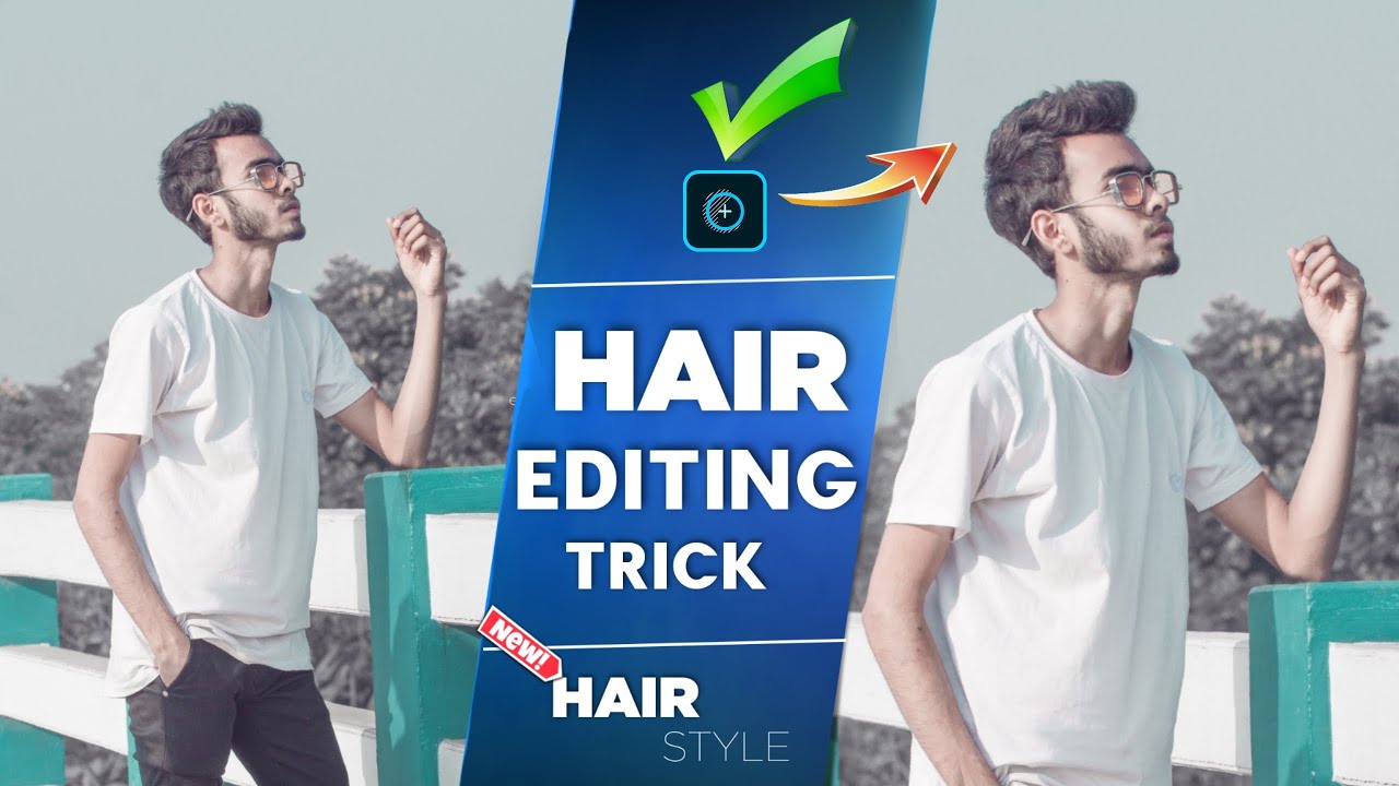 how to my hair style editing tutorial | hair editing trick how to ...