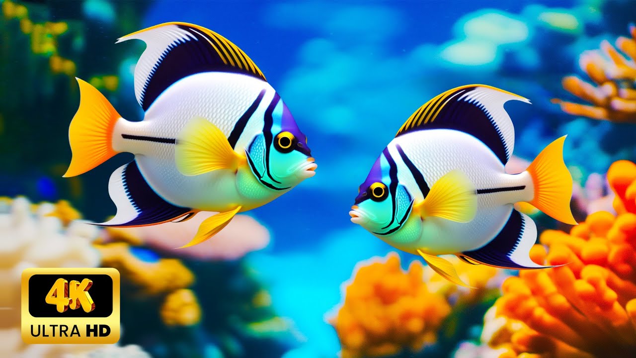 Explore Deep Ocean 4K Ultra HD Video Stunning Fish and Coral Reef ...