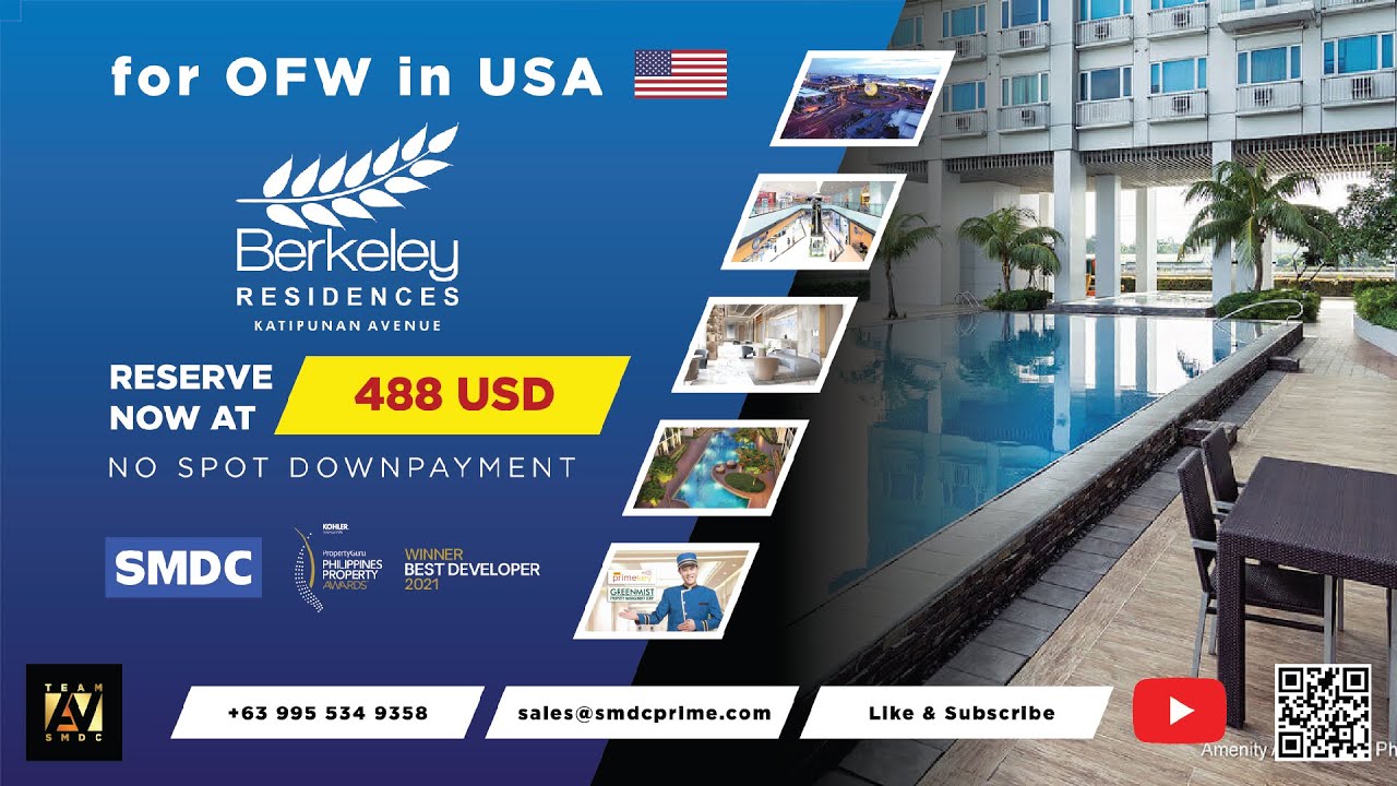 SMDC Berkeley Residences Walkthrough - YouTube