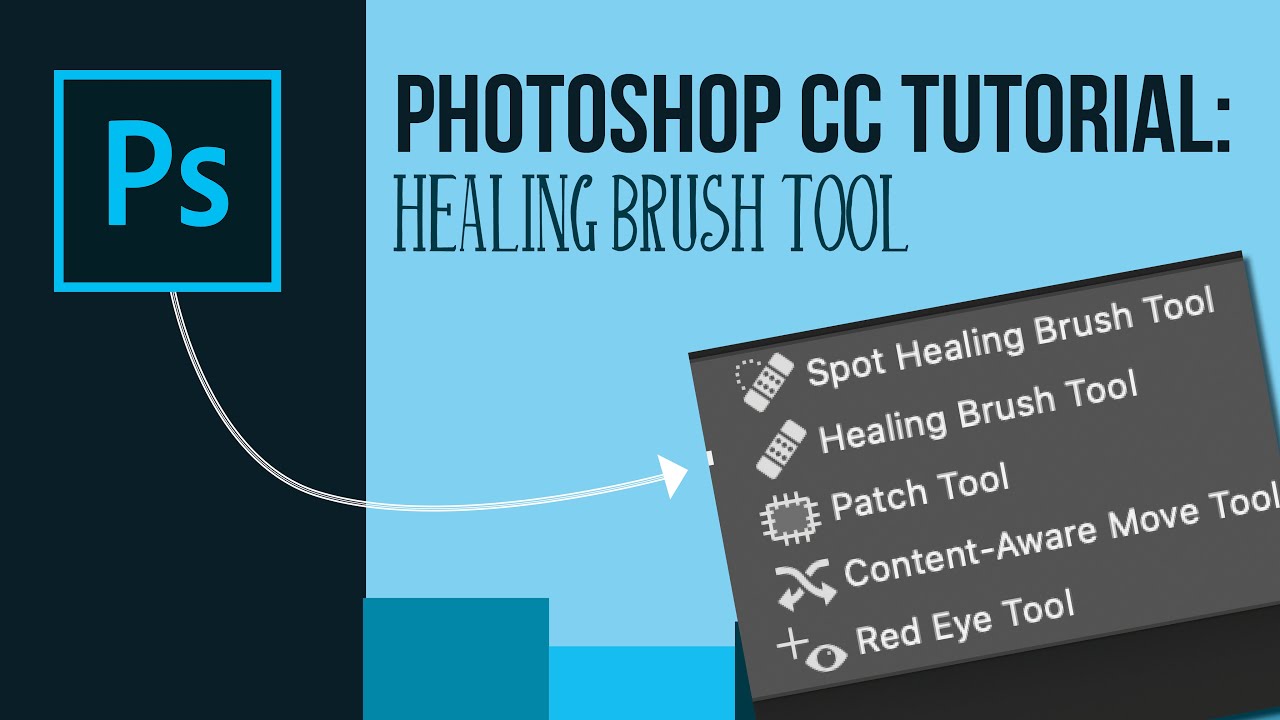 Photoshop Tutorial Healing Brush Tool - YouTube