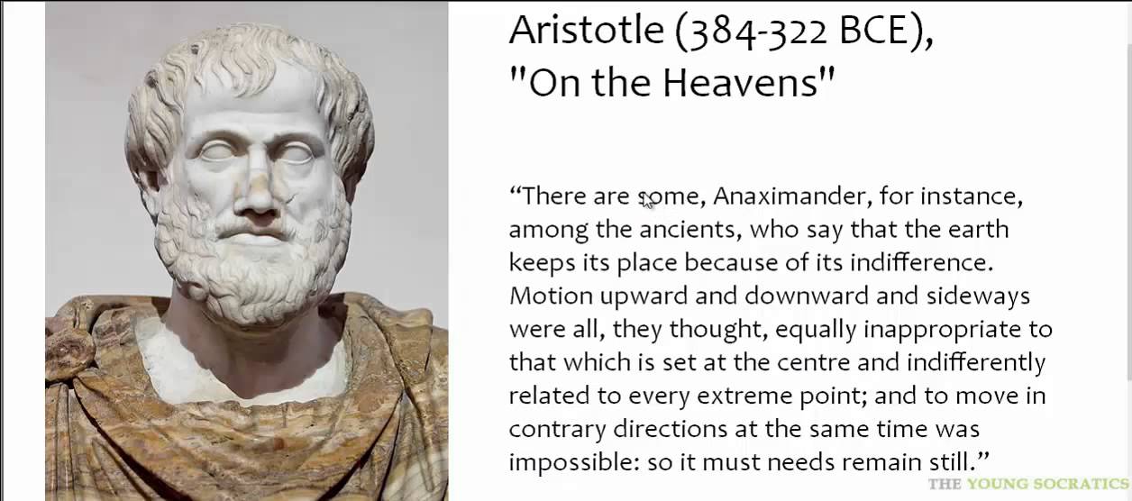 SOE13 Anaximander and the cylindrical earth in space - YouTube