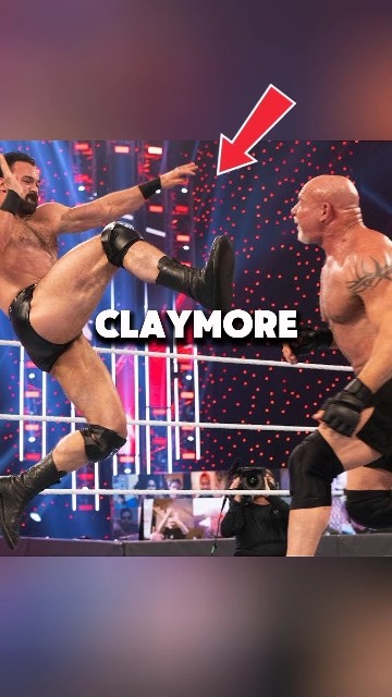 The Most Iconic Claymore Kick of Drew McIntyre! #wwe Wrestling Facts ...