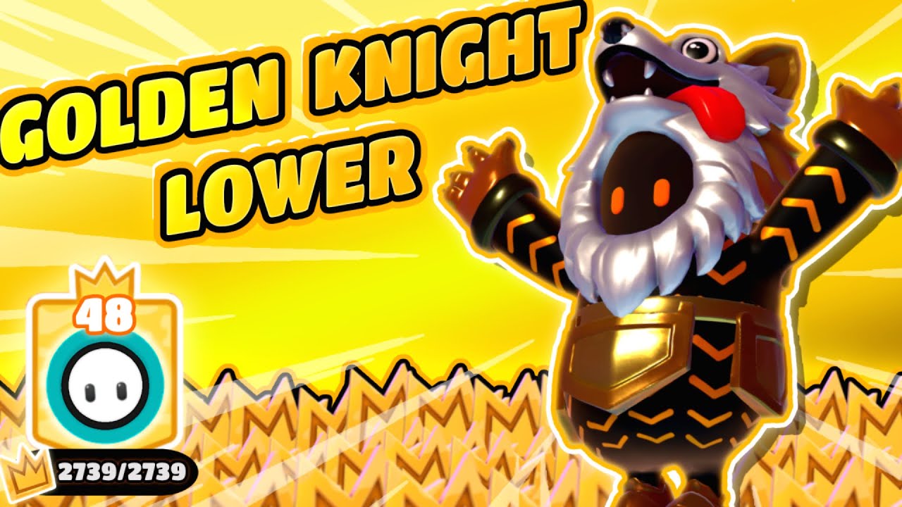 Unlocking The Golden Knight Lower In Fall Guys - YouTube