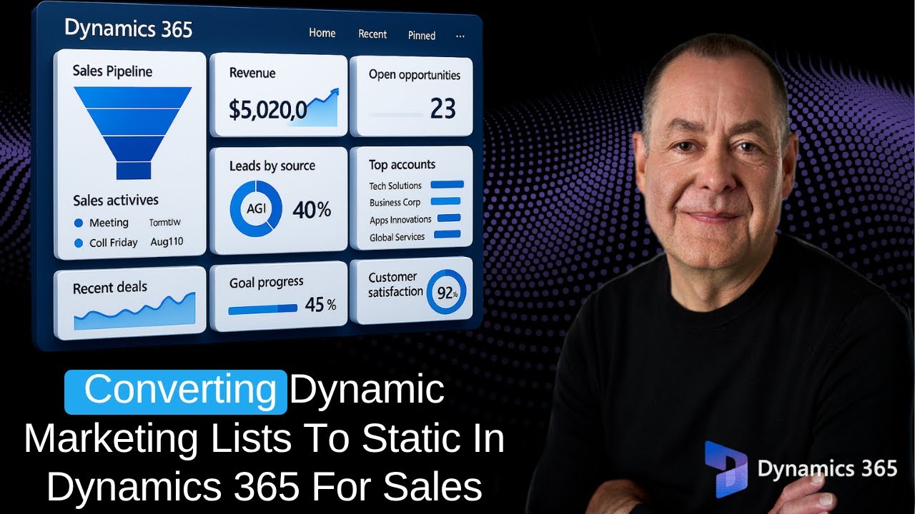 Converting Dynamic Marketing Lists To Static In Microsoft Dynamics 365 ...
