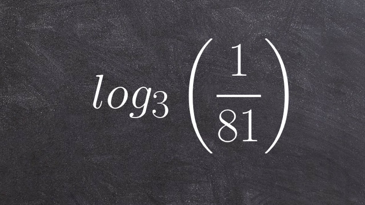 How To Evaluate A Logarithmic Expression Using Negative Exponents YouTube how-to-evaluate-a-logarithmic-expression-using-negative-exponents-youtube