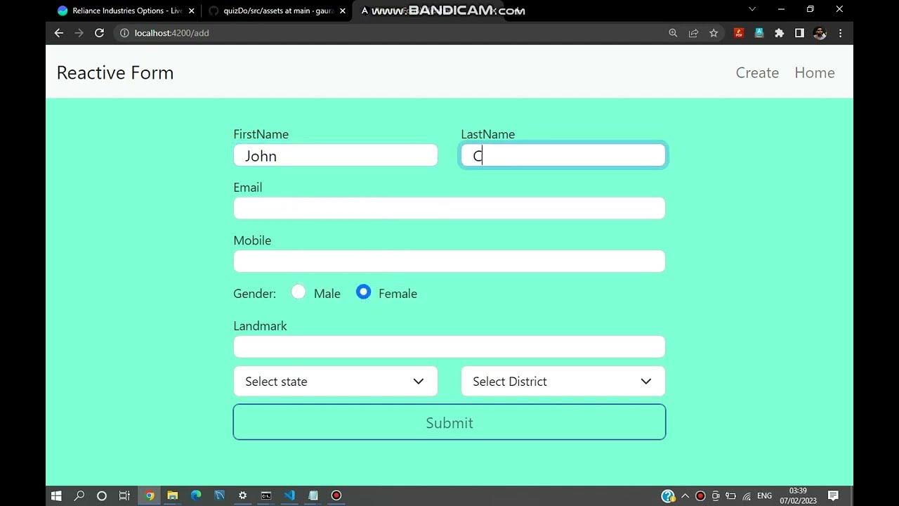 Angular Firebase CRUD Operations with Reactive Forms and Validation - YouTube