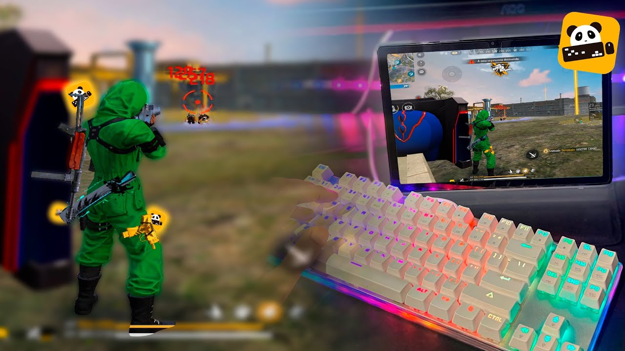 O NOVO MELHOR PANDA MOUSE! COM SETA PERSONALIZADA! FREE FIRE - YouTube