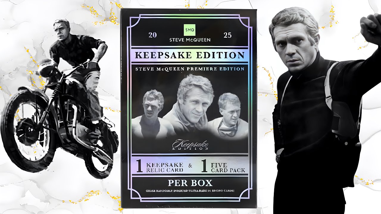 Opening a 2025 Steve McQueen Premiere Keepsake Edition Hobby Box ...