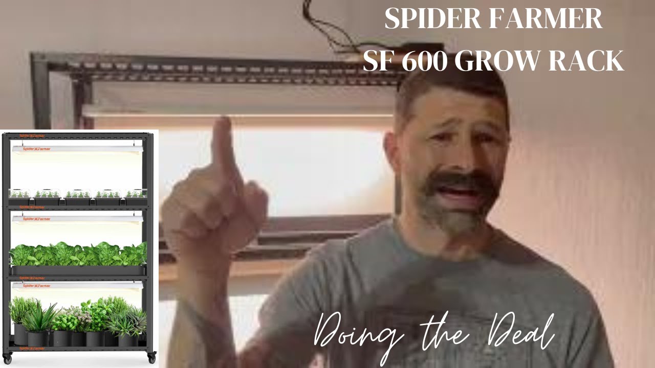 Spider Farmer SF 600 Grow Rack for indoor plants Unboxing and Review ...