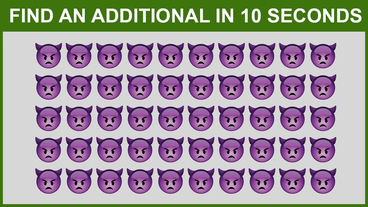 CHECK YOUR ATTENTION! Cool test for vision and attention...#1 - YouTube