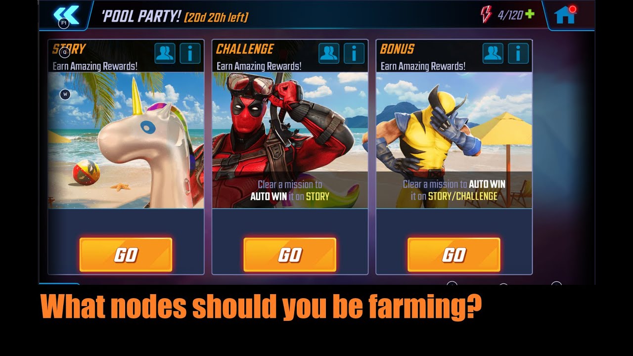 Marvel Strike Force - Pool Party Chapter 2 advice - YouTube