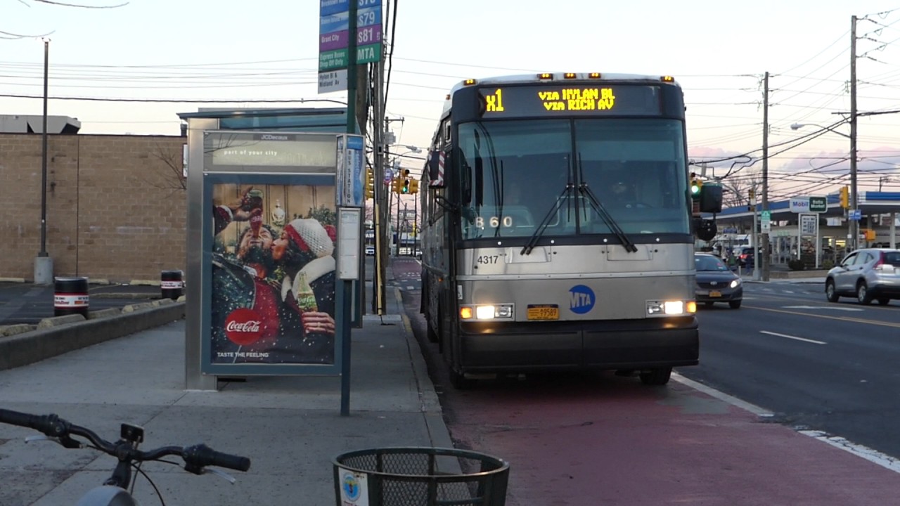 MTA NYCT Bus: 2007 MCI D4500CL X1 Express Bus #4317 at Midland Ave ...