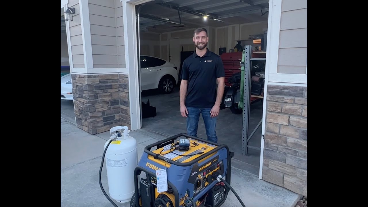 How to use your backup generator - YouTube