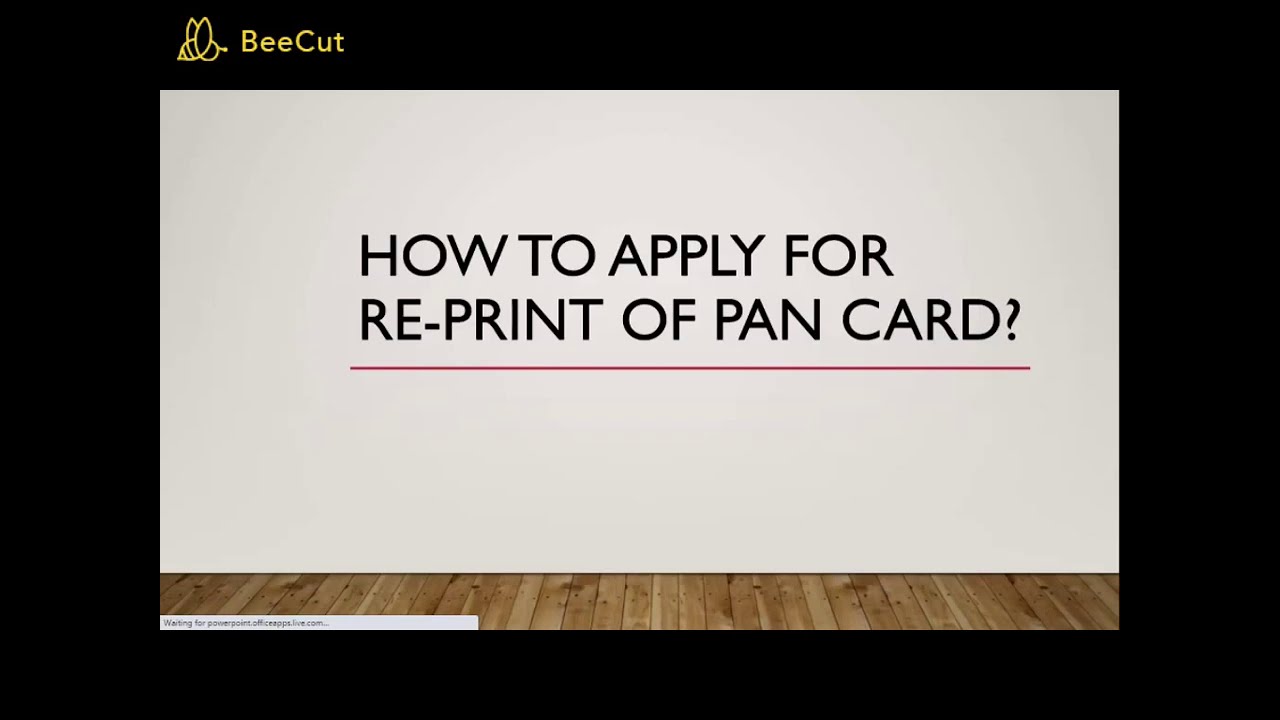 How to apply for Re-Print of PAN Card? PAN Lost ||Apply for changes ...