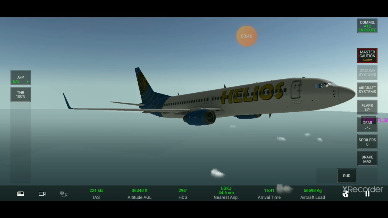 helios airways flight 522 crash animation - YouTube