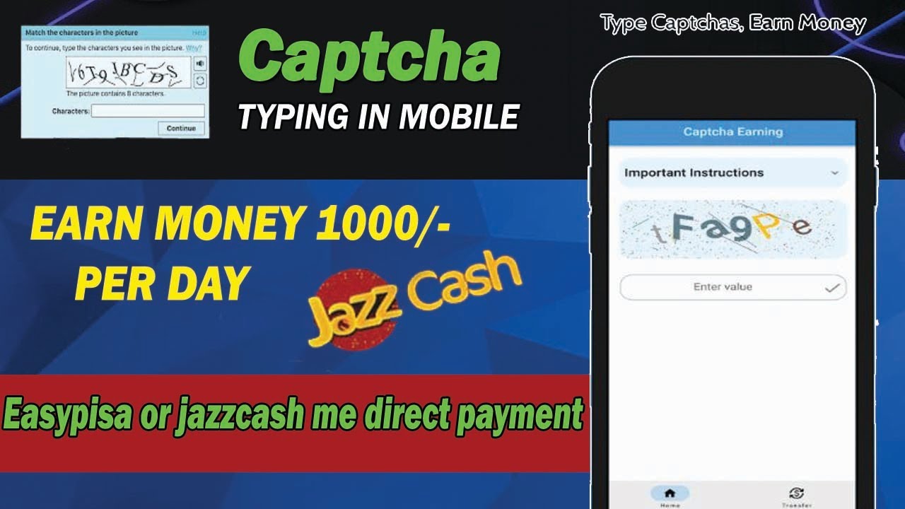 Real Captcha typing Earning Site | Captcha Typing | Captcha Typing Work ...