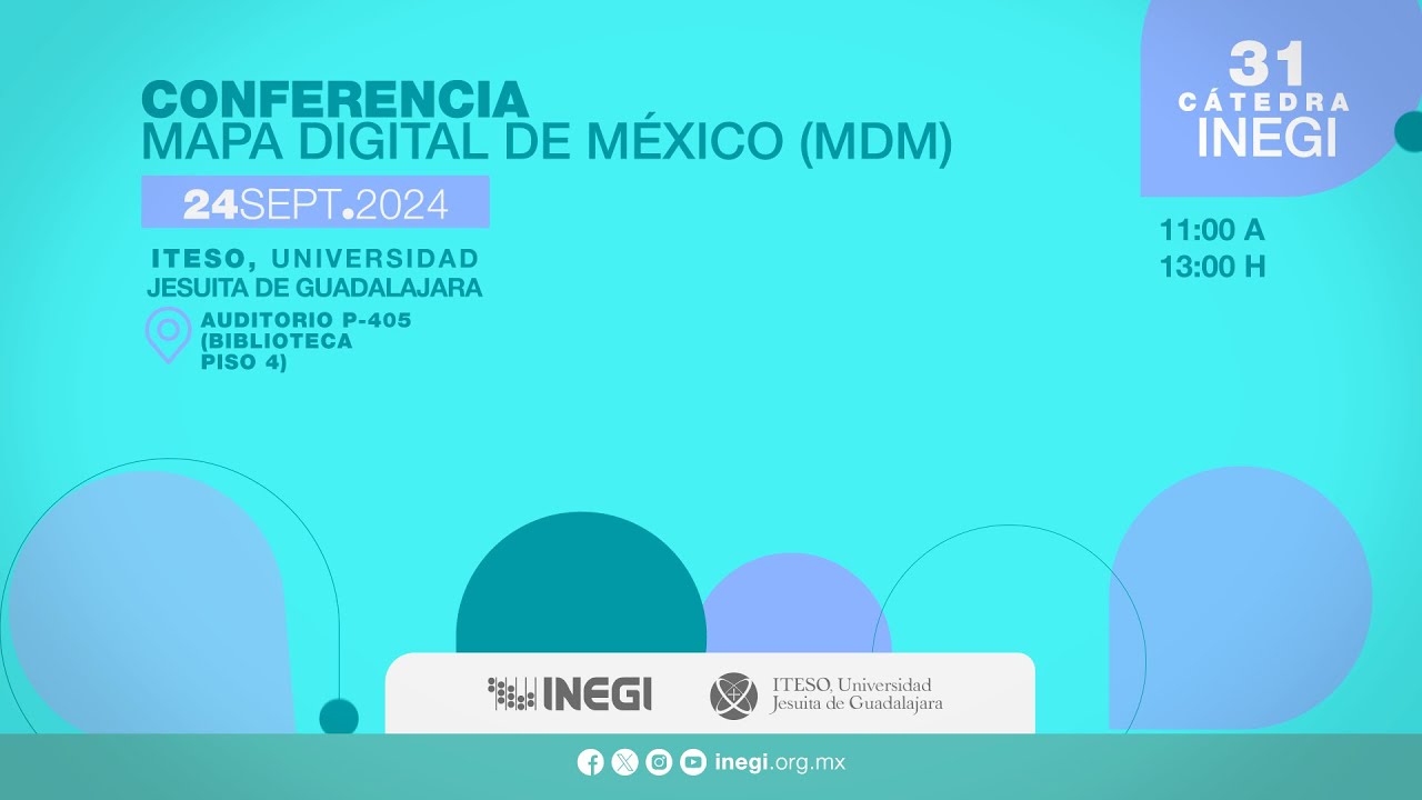Cátedra INEGI: Mapa Digital de México - YouTube
