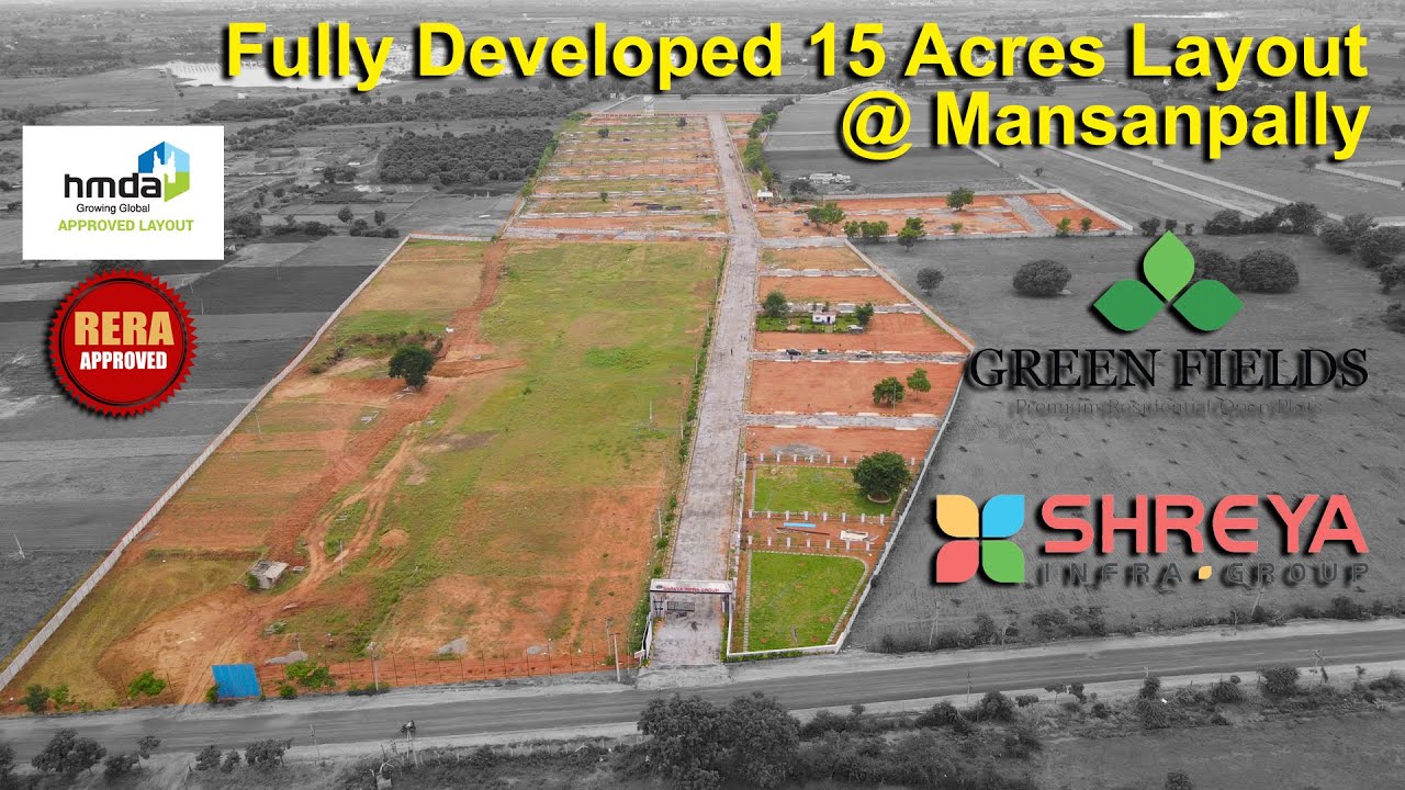 HMDA and RERA Approved Premium Residential Open Plots at Mansanpally ...