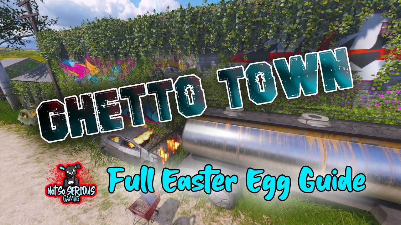 Ghetto Town Full Easter Egg Guide Zombies DLC - YouTube