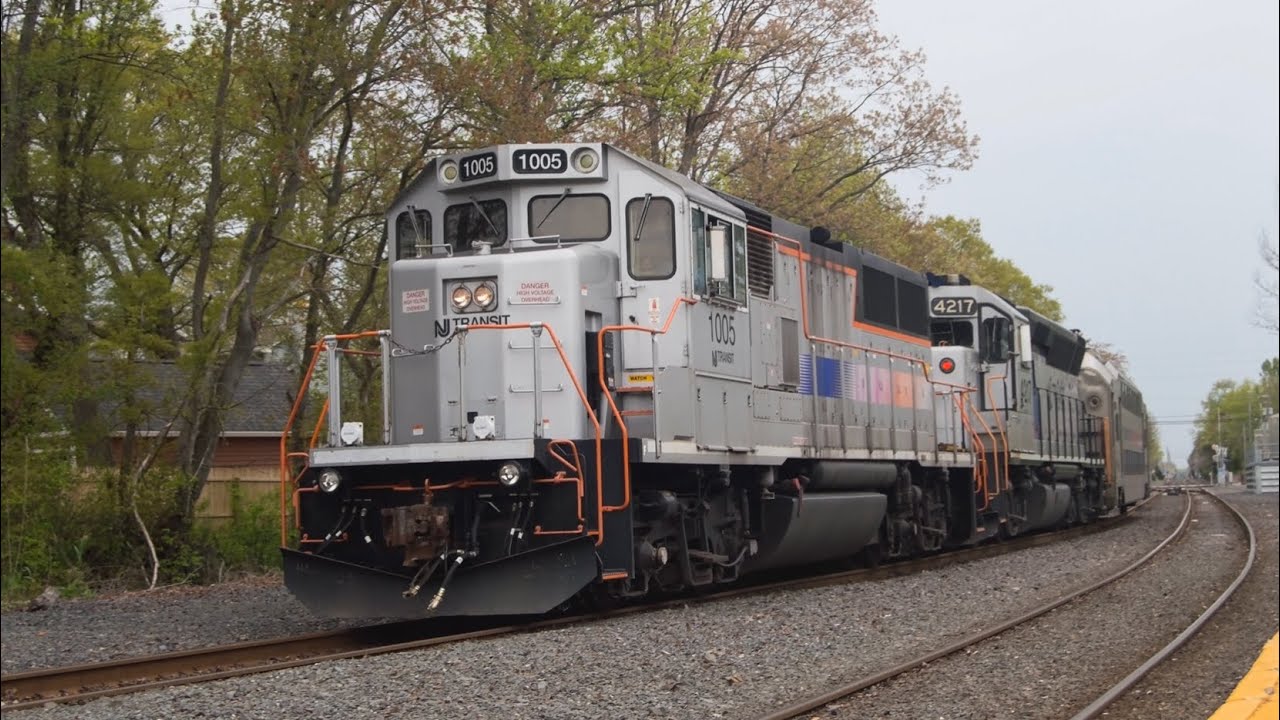 Full HD 60FPS: NJT MM-90 in Bay Head and Point Pleasant with MP20B-3 ...