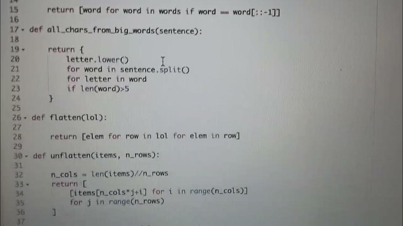 Python, week 4, GrPA-5, IITMBS - YouTube