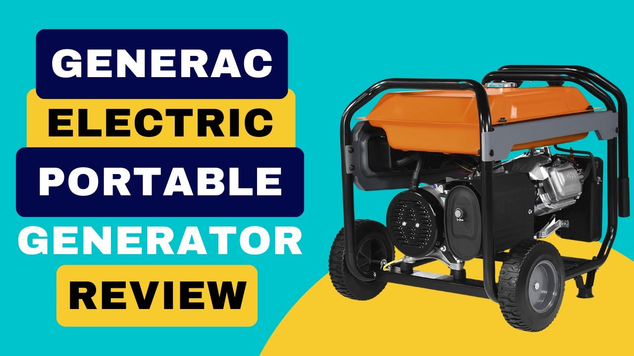 Generac GP8000E 8000 Watt Electric Start Portable Generator Review ...