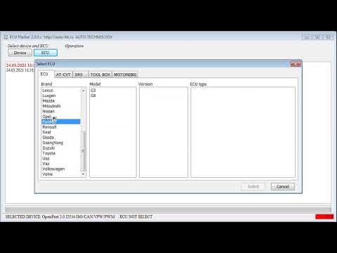 ECUF Flasher / Alex Flasher Delco - YouTube