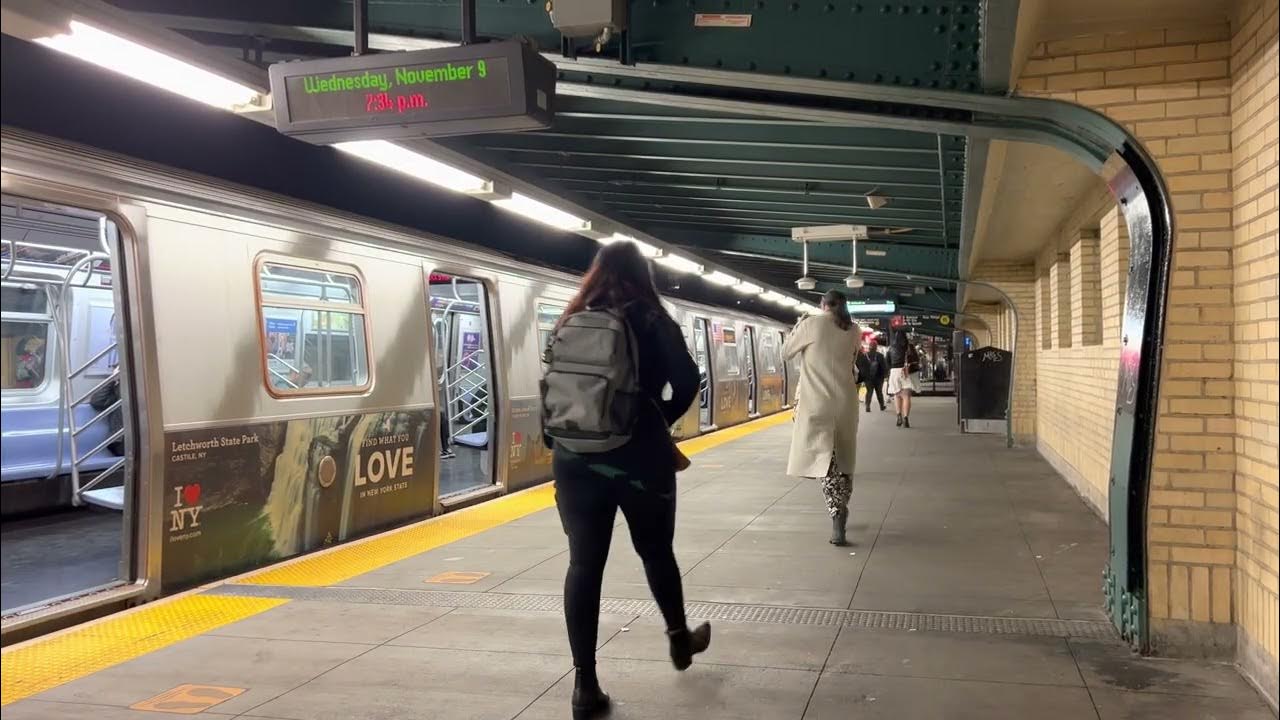 MTA New York City Subway Back to Back (F) & (G) Trains @ 4th Avenue-9th Street Station - YouTube