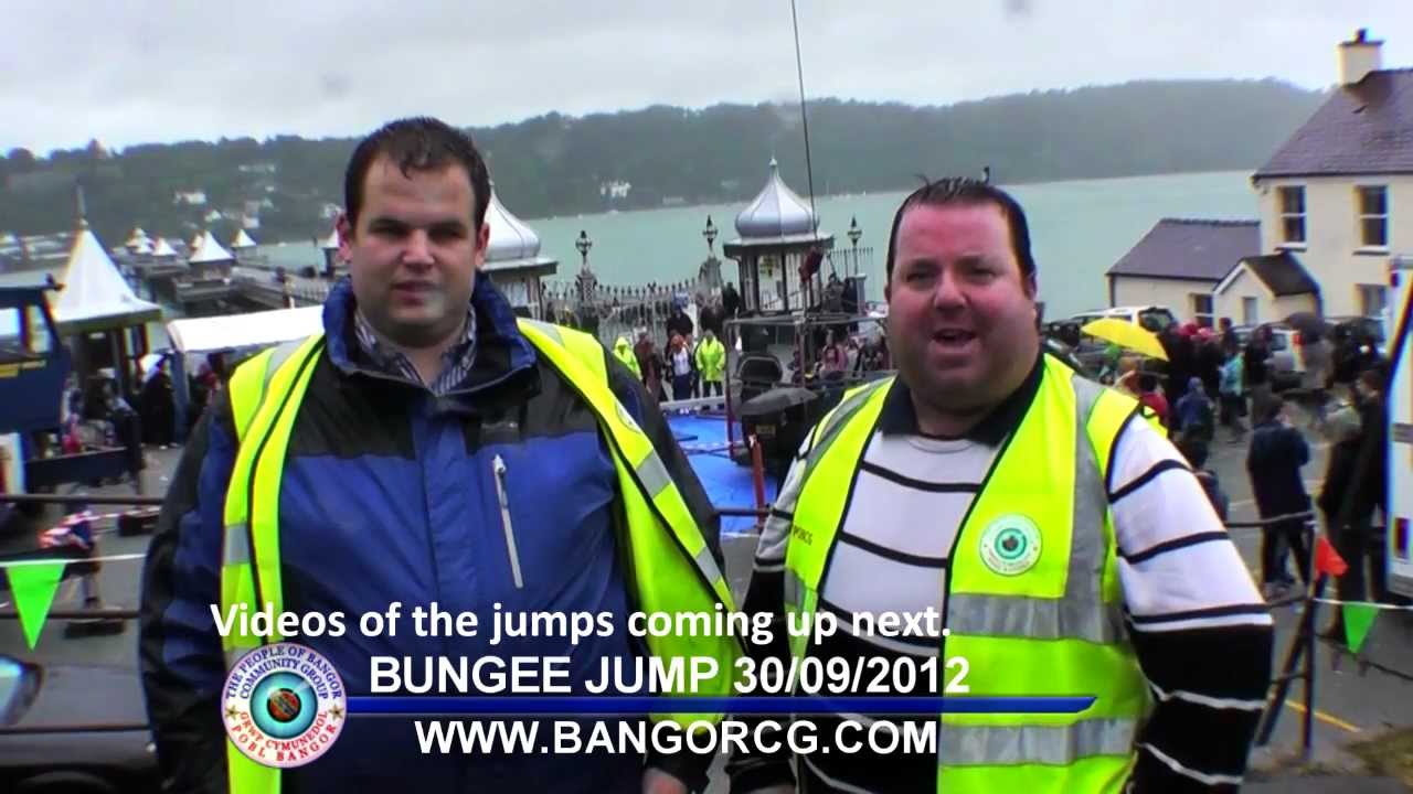 Bangor Bungee Jump Challenge - YouTube