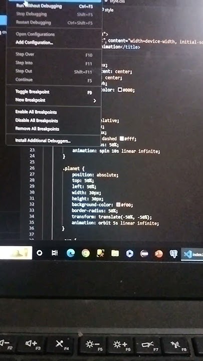 Code For Live Orbit Using Html And Css🤔🤔 Coding Html Css Youtube