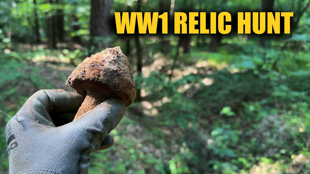 Searching a WW1 Battlefield – Metal Detecting Finds - YouTube